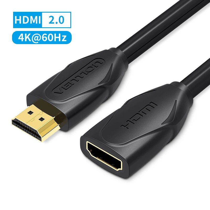 Кабель HDMI Vention 2.0 удлинитель HDMI 2.0 Extension, 3 м