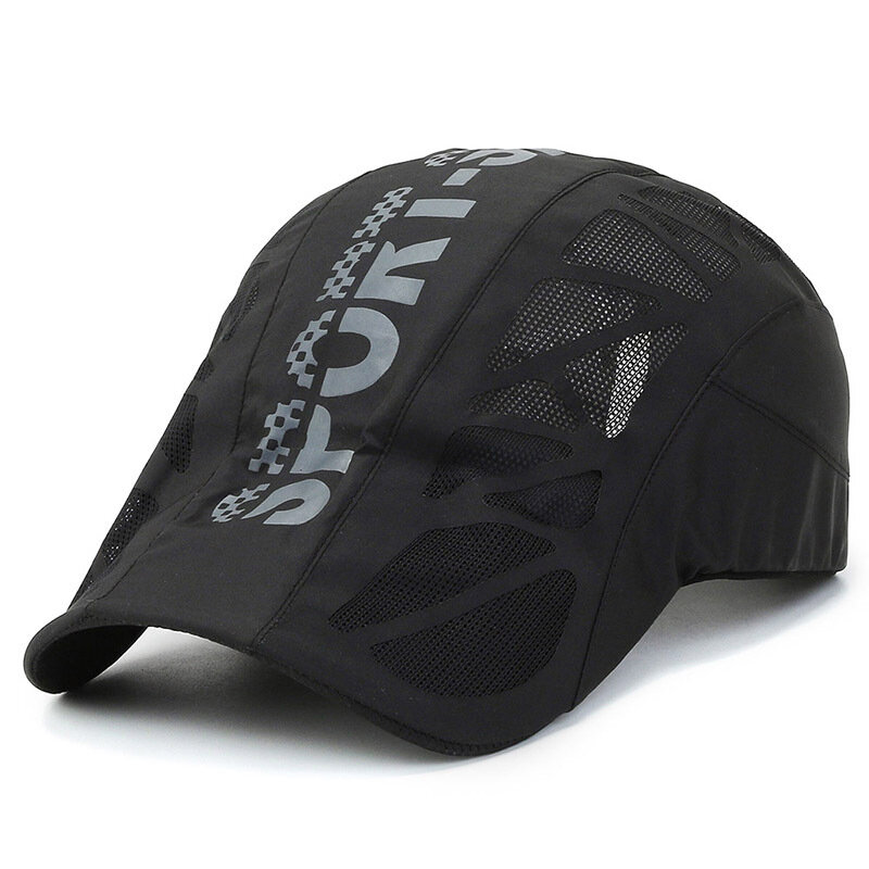 Мягкая и жесткая текстурка JYL Шапка-Берет мужская летняя для спорта дышащая / A-109