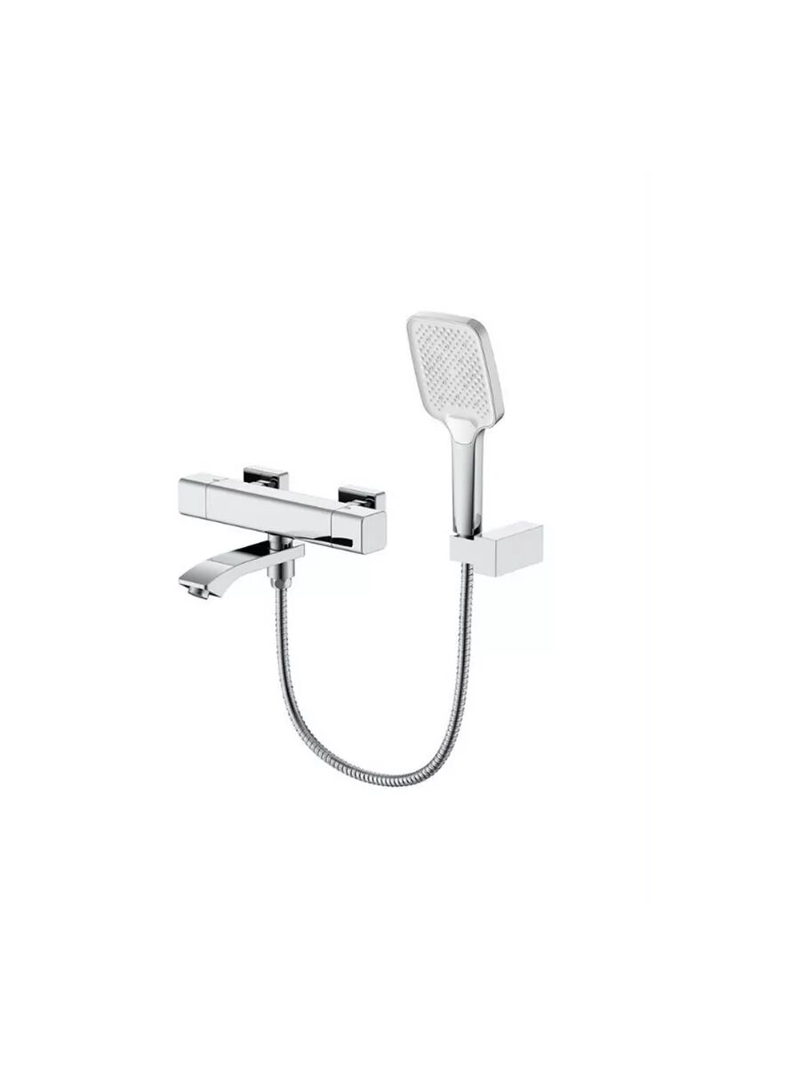 Смеситель для ванны Raglo R01.36, с термостатом, поворотный излив, латунь