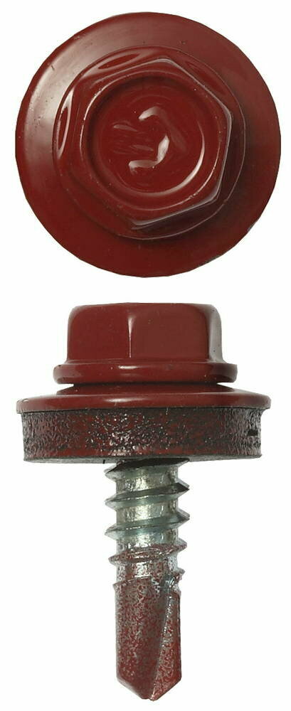 ЗУБР СКМ 3003, 19 х 5.5 мм, рубин.-красн, 2500 шт, кровельный саморез, Профессионал (4-300310-55-019-3003)