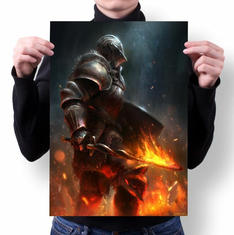 Плакат по игре Dark Souls, Дарк Соулс №3, А3