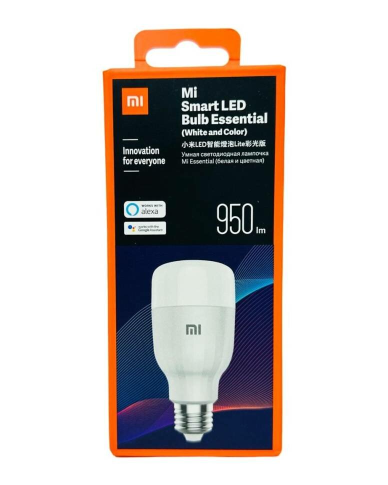 Лампа Smart LED Bulb Essential White and Color E27 9W/950lm MJDPL01YL