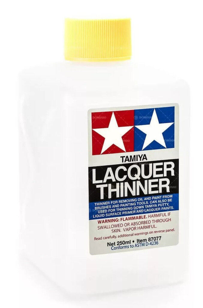 Tamiya Lacquer Thinner, Многоцелевой растворитель, 250 мл
