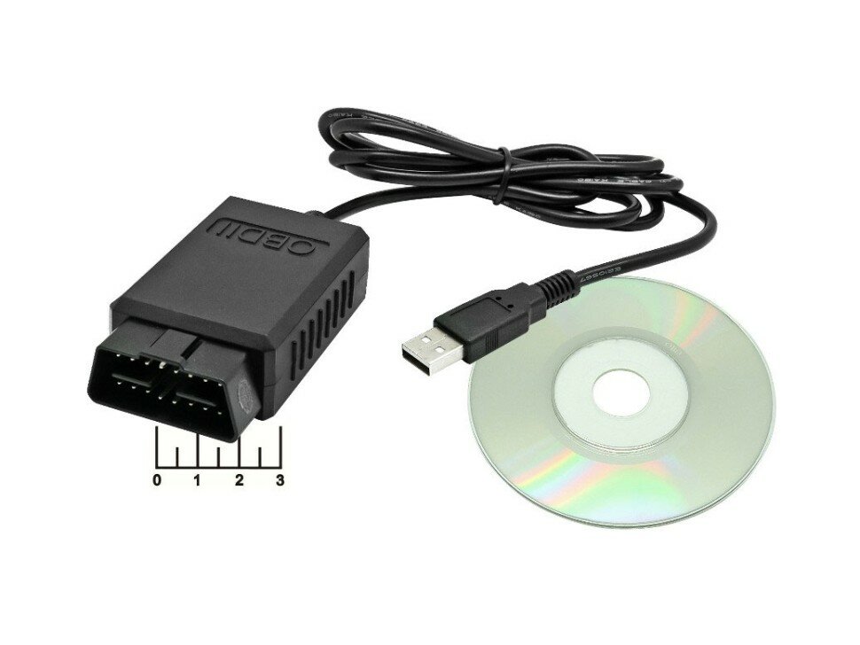Адаптер OBD2 ELM 327 USB 2.0 V1.5 TS-CAA65