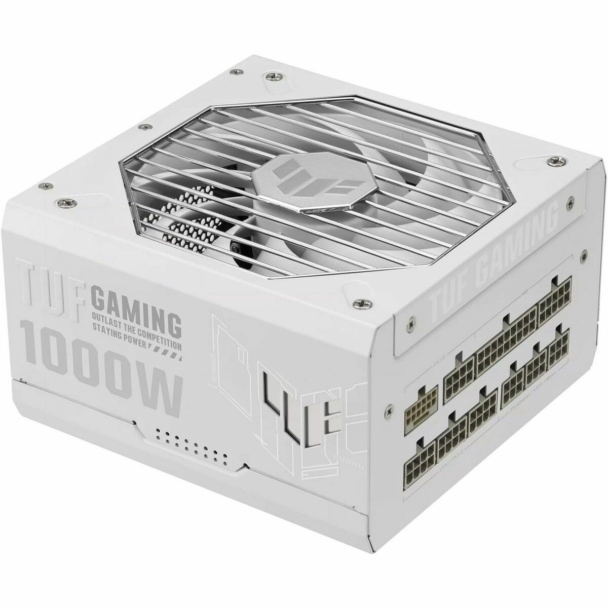 Блок питания ASUS TUF-GAMING-1000G-WHITE /PSU, CE+UK (90YE00S5-B0NA00)