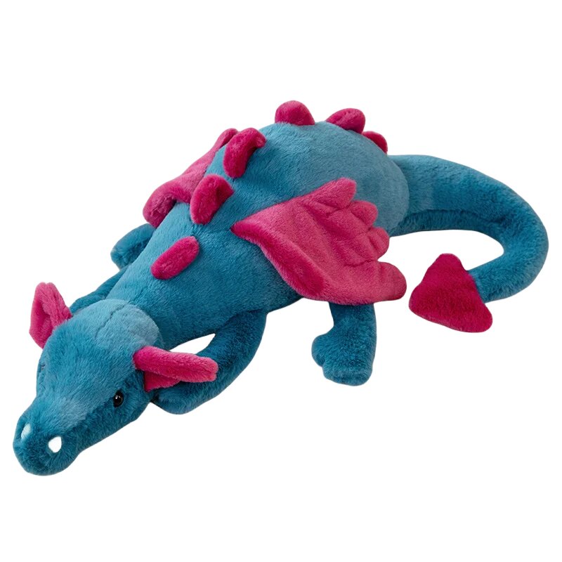 Мягкая игрушка дракон, blue dragon CX, 65-70 см
