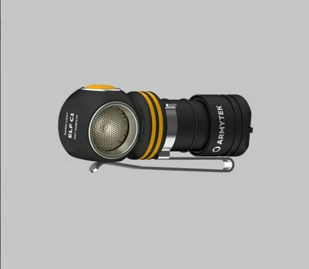 Фонарь Armytek Elf C1, USB-C, магнитная фиксация, налобный, белый — фото 1