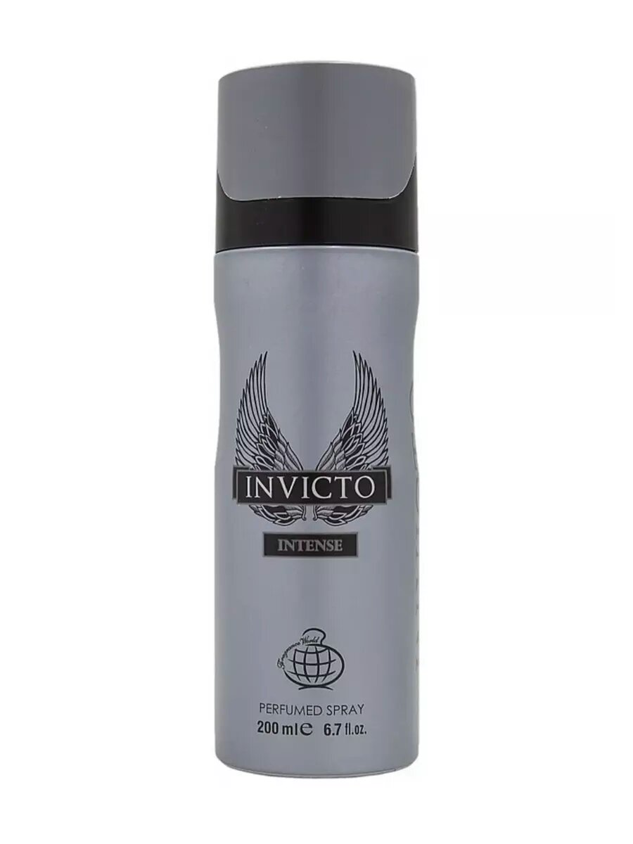 Дезодорант Fragrance World Invicto, мужской, без парабенов, 200 мл