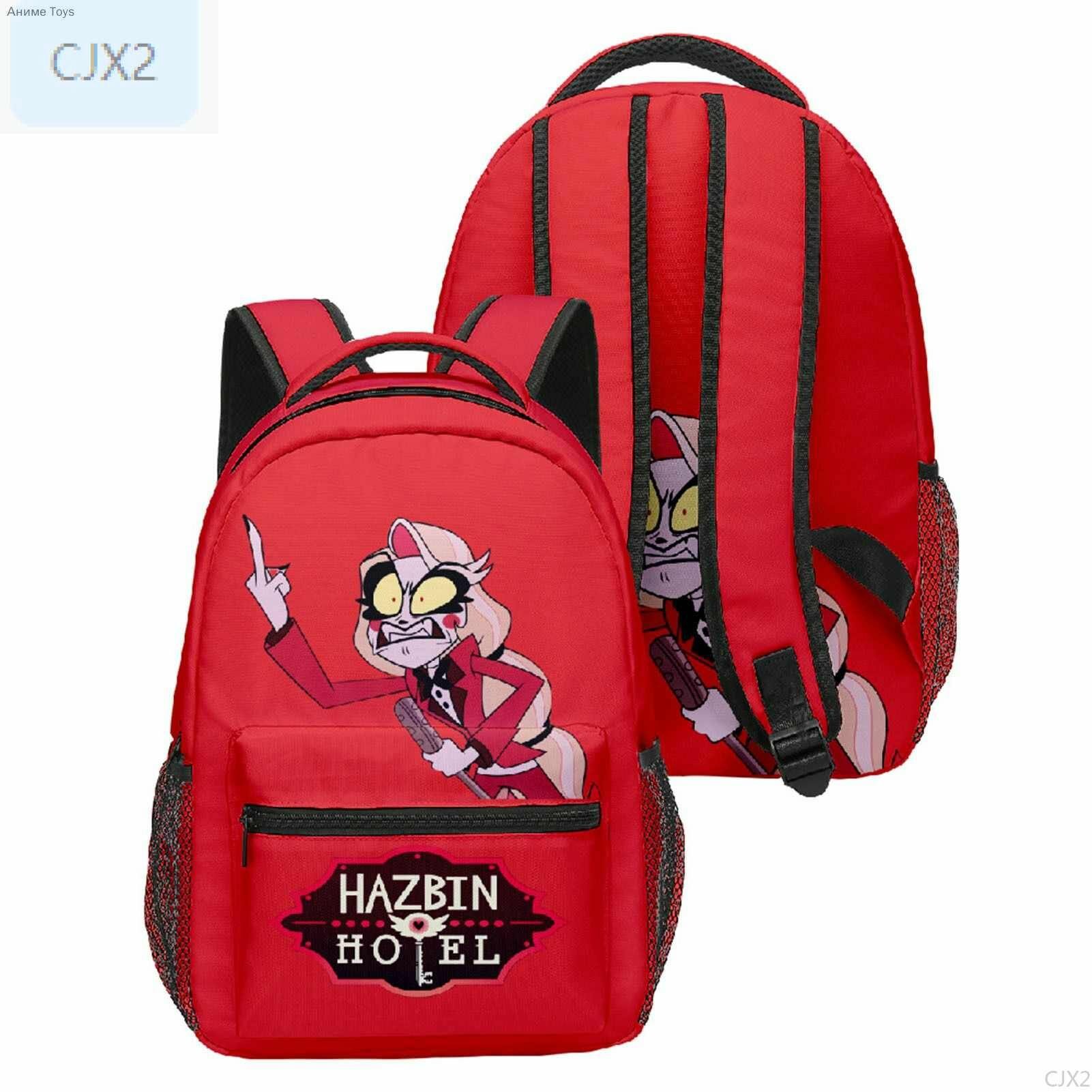 Стильный рюкзак Hazbin Hotel 30x17x40 см для школы бестселлер