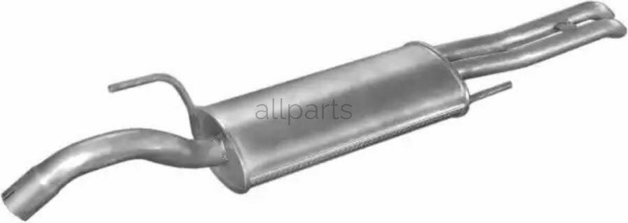 POLMOSTROW 30.141 Глушитель задн часть VW: PASSAT 93-96, PASSAT Variant 93-97