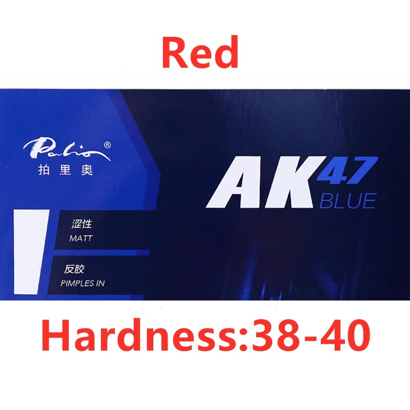 Palio AK47 Blue, резина для настольного тенниса, Hardness:38-40