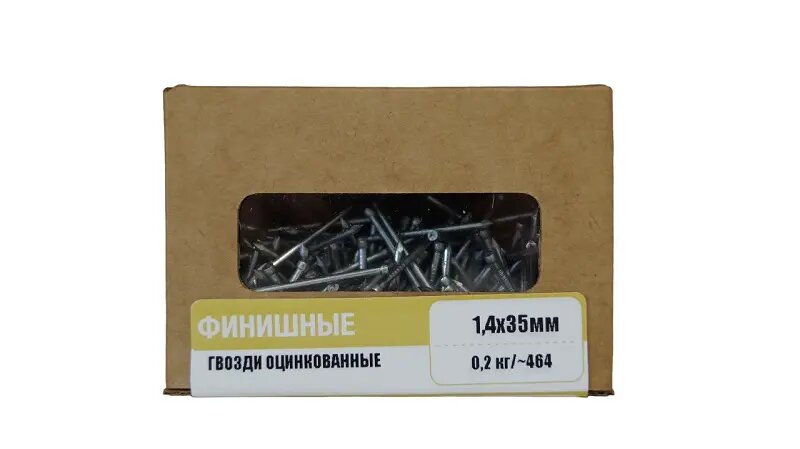 Гвозди финишные Tech-Krep 1.4x35 мм 0.2 кг
