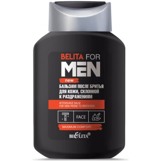 Бальзам после бритья Белита For Men против раздражения кожи, 250 мл