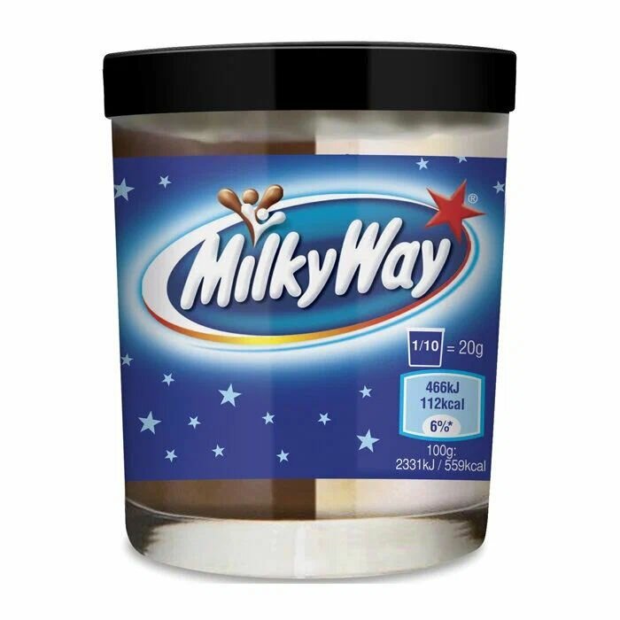 Шоколадная паста Milky Way Милки Вей (Великобритания), 6шт. по 200г.