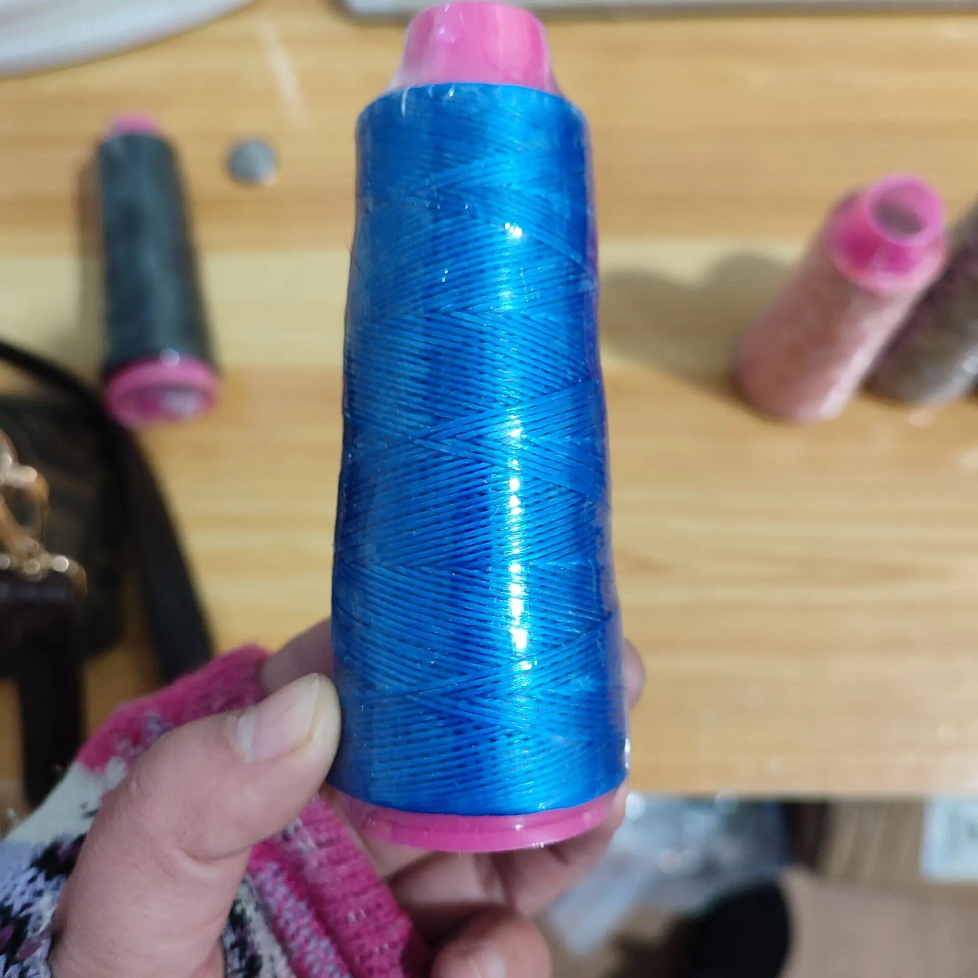 Многоцветная тетива для лука Eagle Aim 110 м Синий, Bluestring