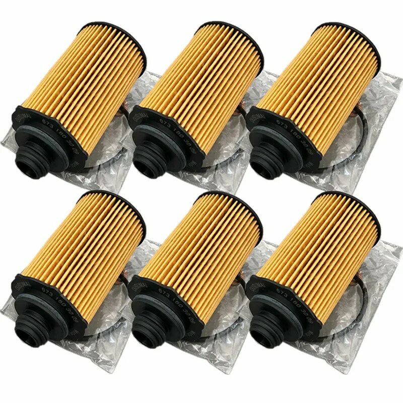 Масляный фильтр для нового двигателя SSANGYONG REXTON Y400 KORANDO C300 1,6 2,0 TIVOLI 160 XLV D16DTF G20DTR 67318-03009 6731840025 6 pcs