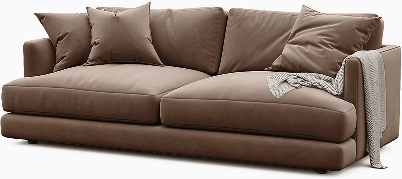 Диван еврокнижка Ибица, 5 подушек, Velutto 23