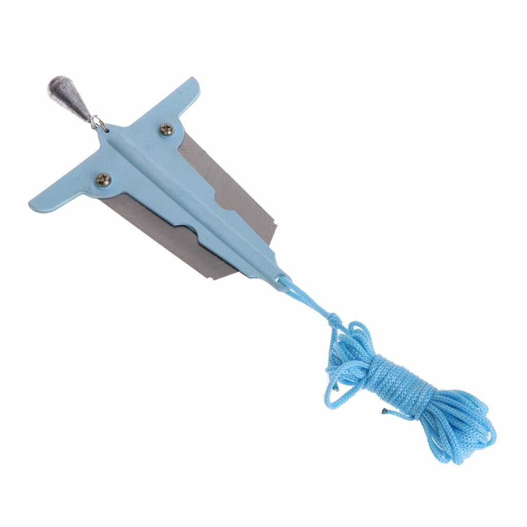 Инструменты для лова рыбы, Рыболовный нож для уничтожения сорняков со свинцовым кулоном, случайные цвета