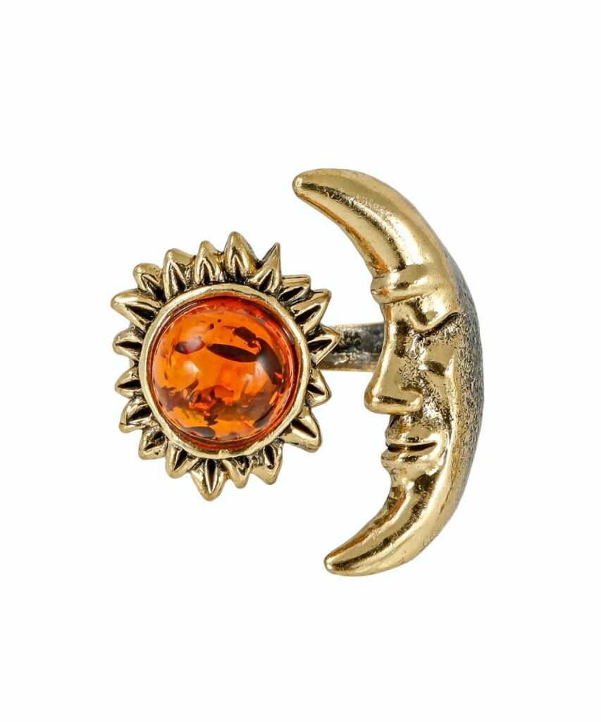 Кольцо, янтарь