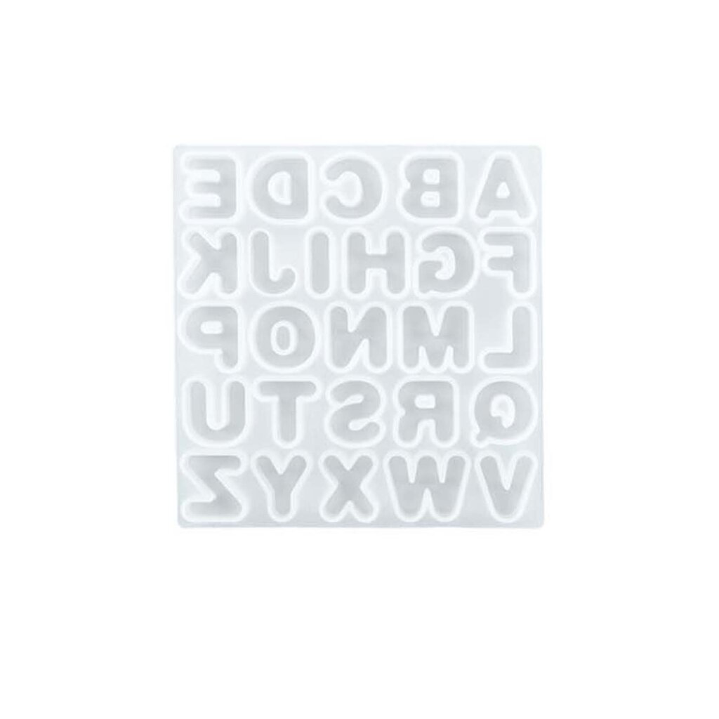 Формы для подвесок, формы для брелоков, Украшения в форме глиняных букв