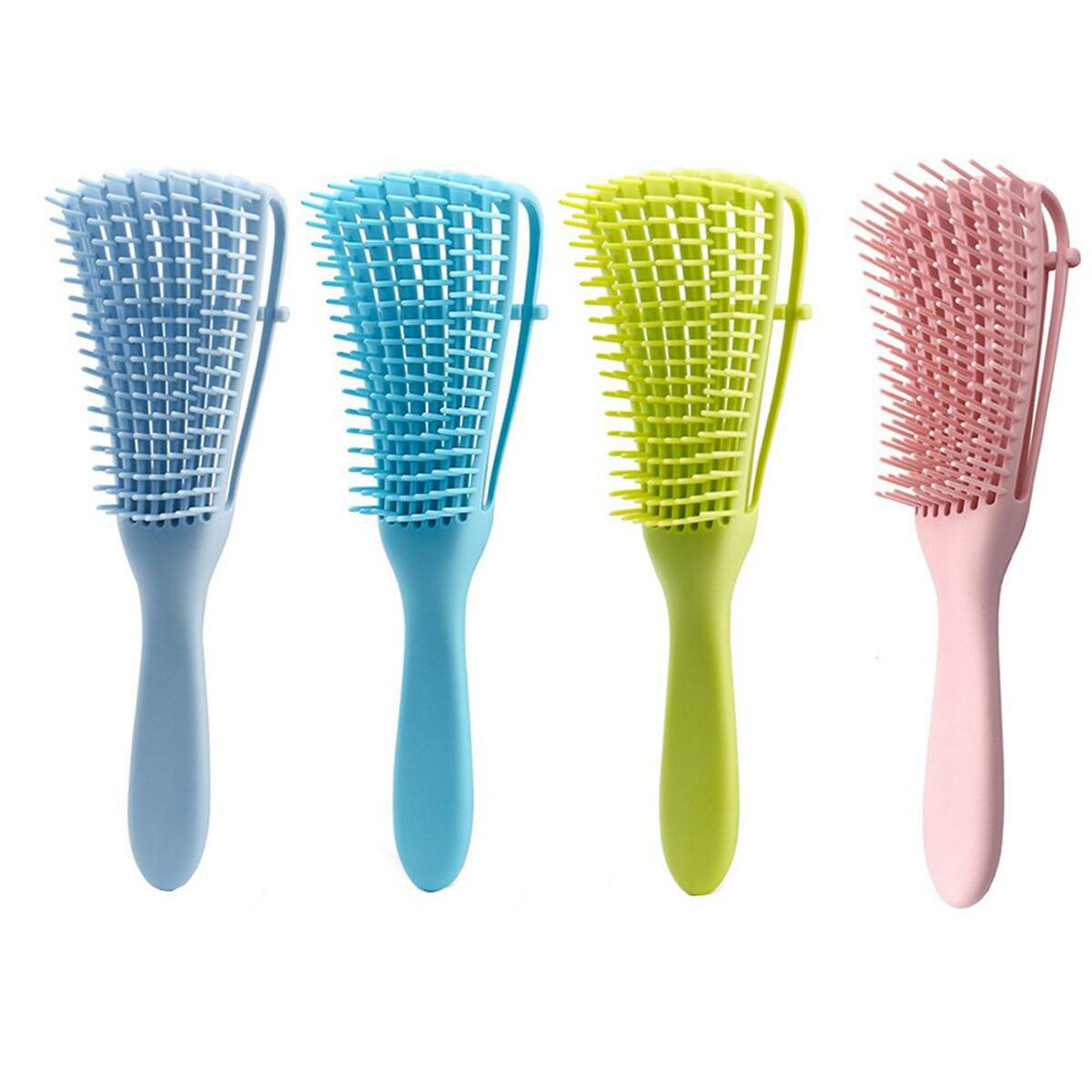 Массажная распутывающая щетка для волос Массаж головы Душевая расческа для вьющихся волос Щетка для влажных вьющихся волос Салонная расческа для укладки волос для женщин