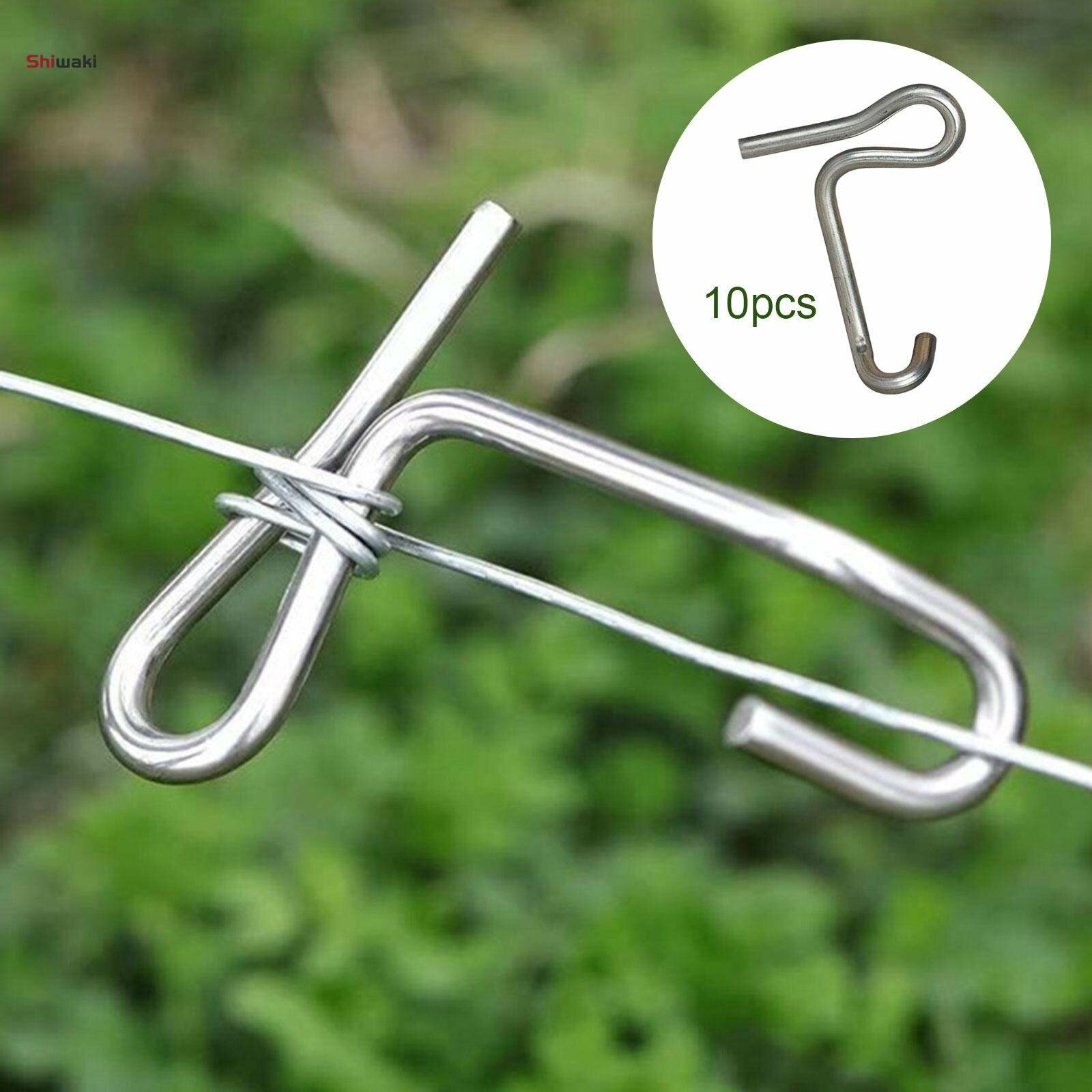 5x Зажим для натяжения забора, запасные компоненты, прочное, простое в использовании оборудование, инструмент для ремонта колючей проволоки для домашнего забора