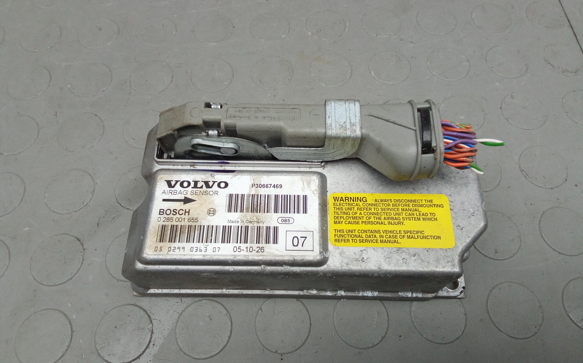 Блок управления airbag VOLVO S60 1, Номер P30667469