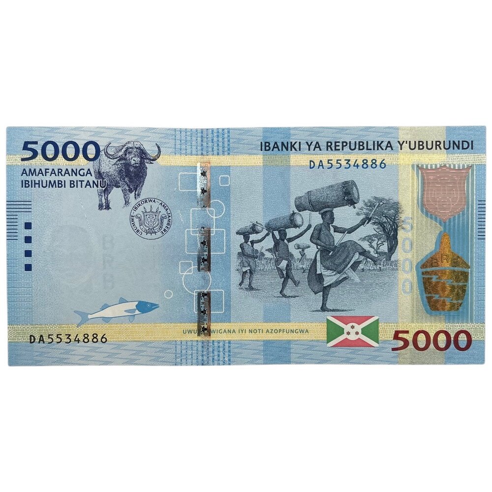 Бурунди 5000 франков 2015 г. (Серия DA)