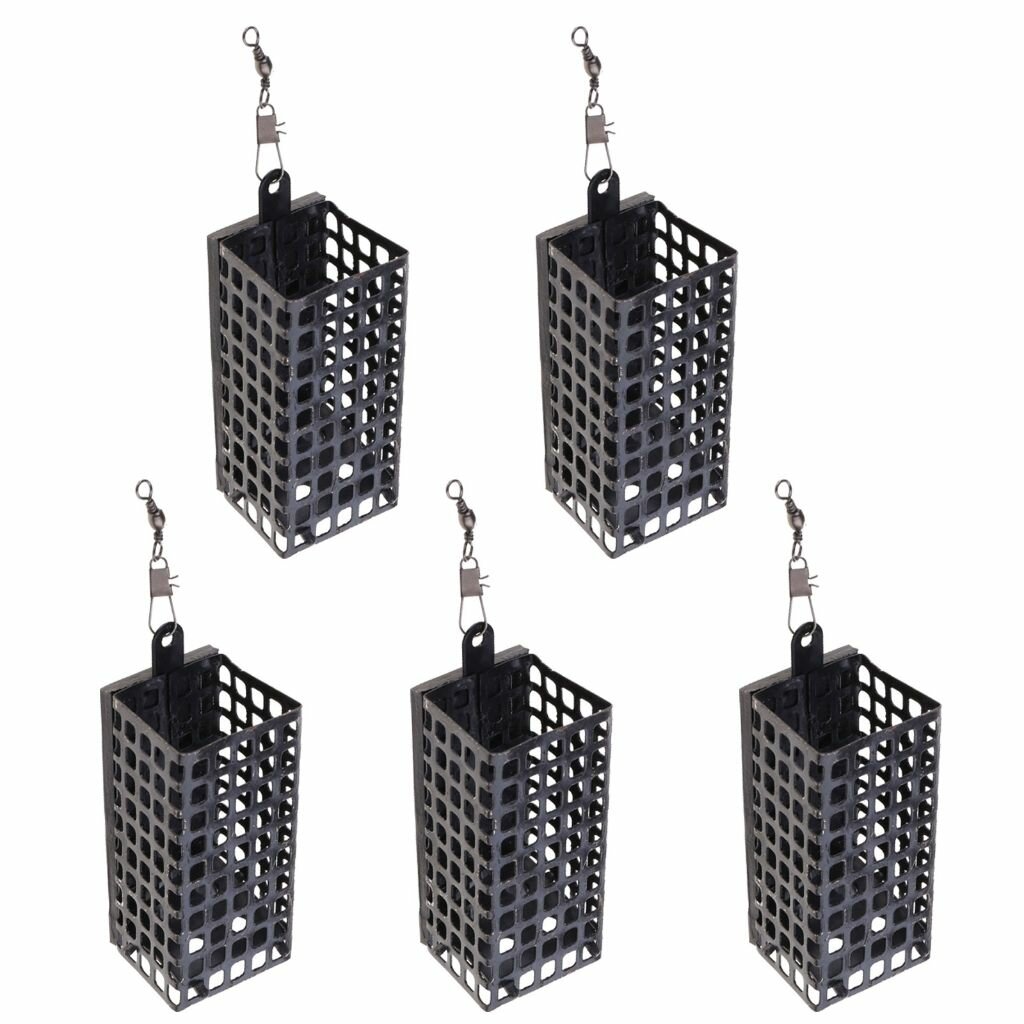 5 шт, приманки для рыбы, клетка, кормушка рыбалки, приманки, кормушки, корзина снастей