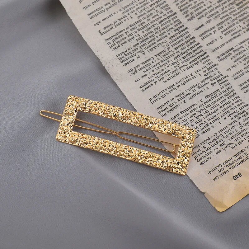 Золотые заколки-краби SYTZ style 1