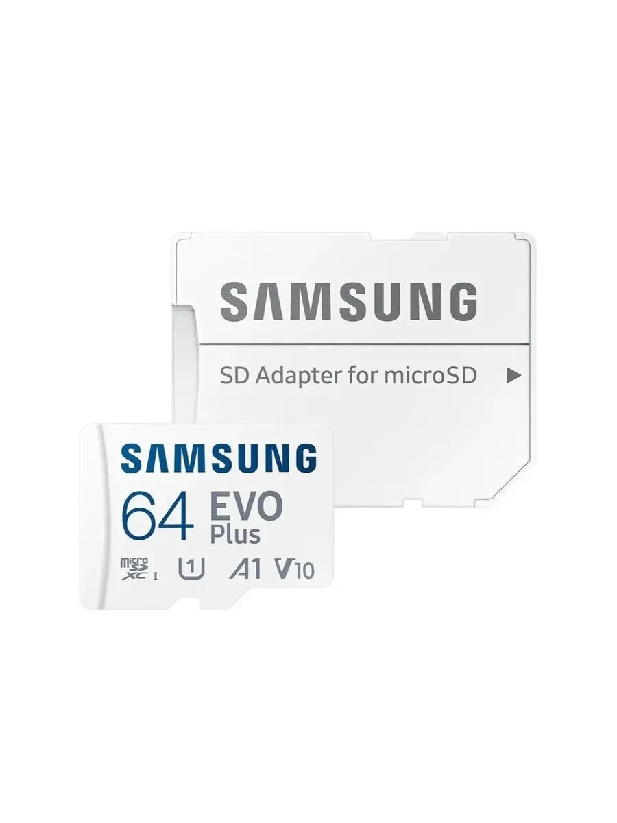 Флеш карта Samsung microSDXC 64GB MB-MC64SA EVO Plus + adapter