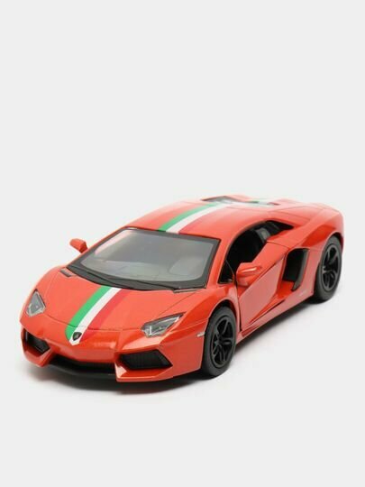 Модель машины KINSMART "Lamborghini Aventador LP 700-4 w/ printing K"инерция 1:36