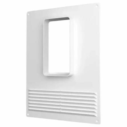 Площадка торцевая вертик. пластиковая 180х250 фланец 60х120