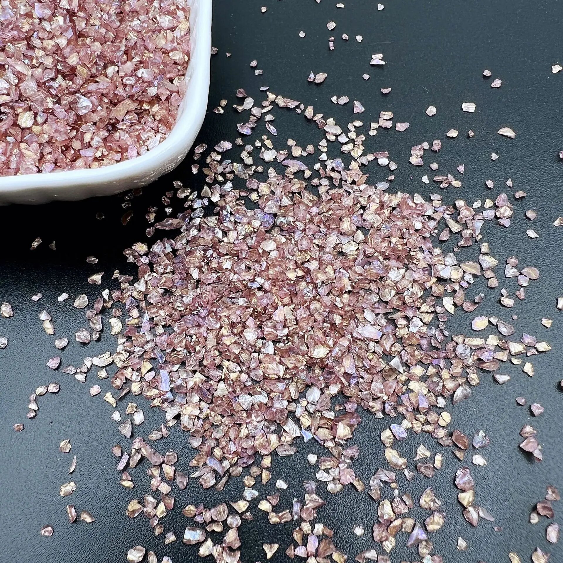 ACTBOBO Разбитое стекло для эпоксидной смолы 2-3 мм 20г Champagne