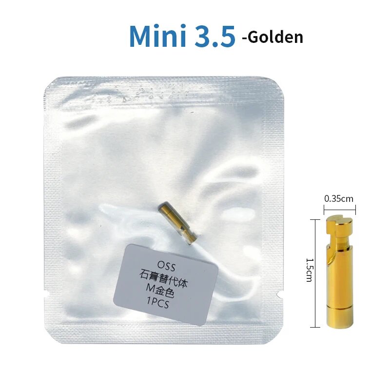 Аналоговые имплантаты Osstem TS из титанового сплава 4 шт. 4Pcs Mini Golden