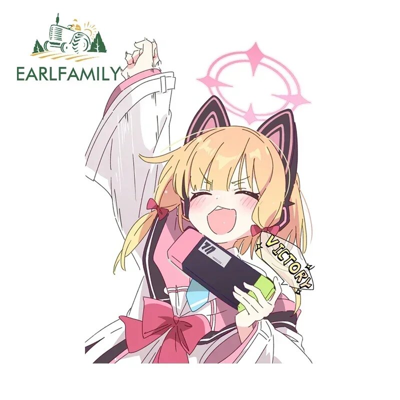 EARLFAMILY для забавного синего архива Saiba Momoi Midori Victory Sign, виниловая YT-404997, 13cm
