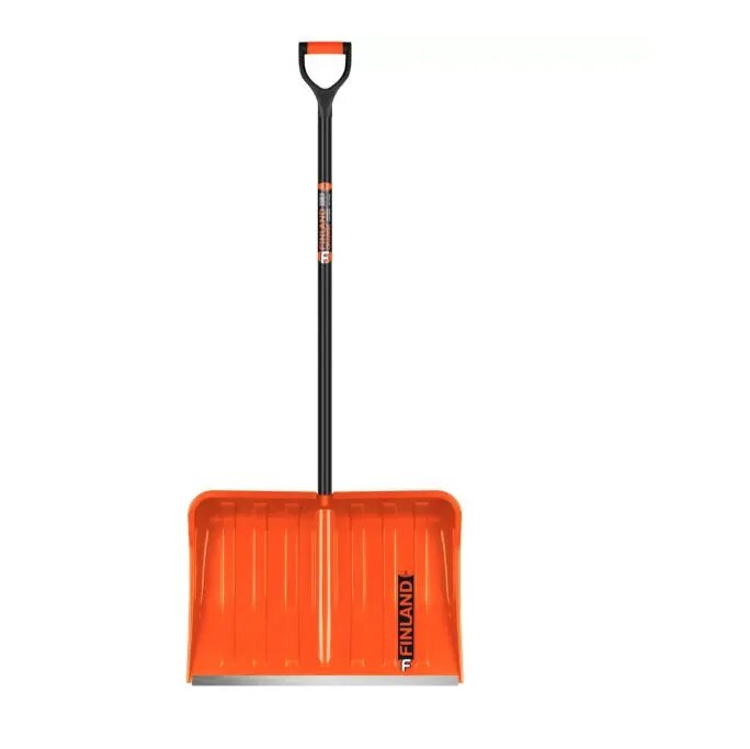 Лопата снеговая FINLAND ORANGE с черенком