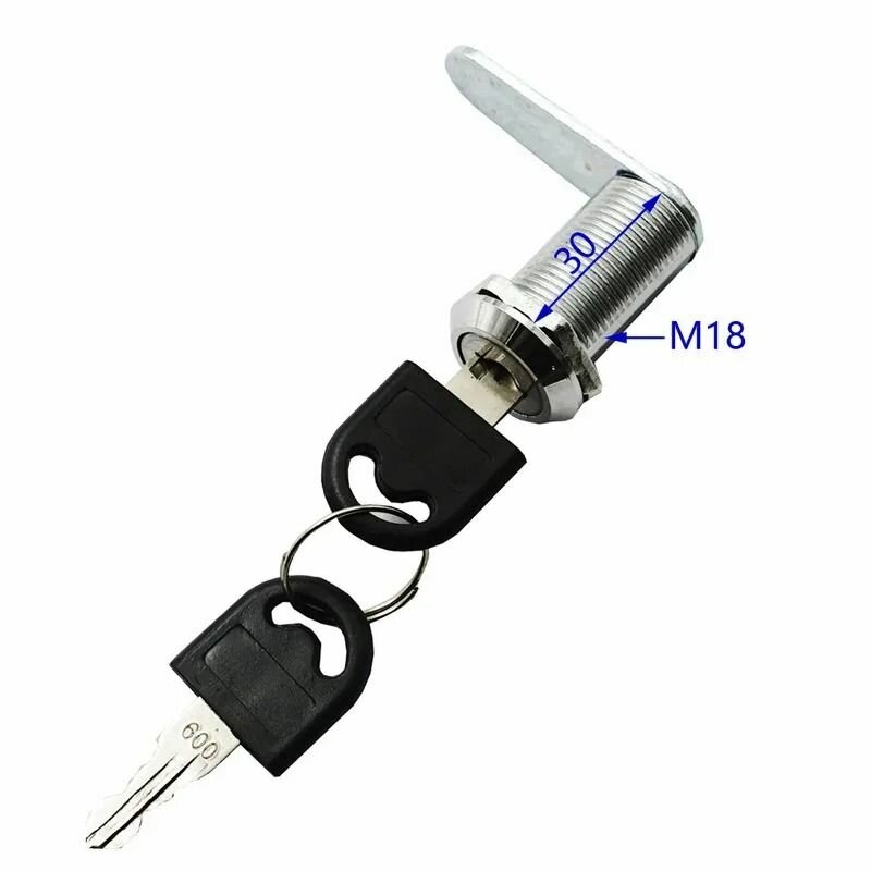 16 - 40 мм Безопасный замок, замок шкафа, 2 ключа