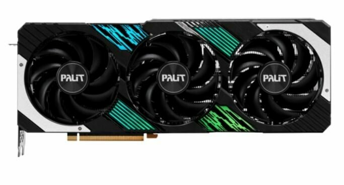 Видеокарта Palit GeForce RTX 4080 GamingPro (NED4080019T2-1032A) - PCI-E 4.0, 16 ГБ, GDDR6X, 256 бит, DisplayPort x3, HDMI, GPU 2205 МГц