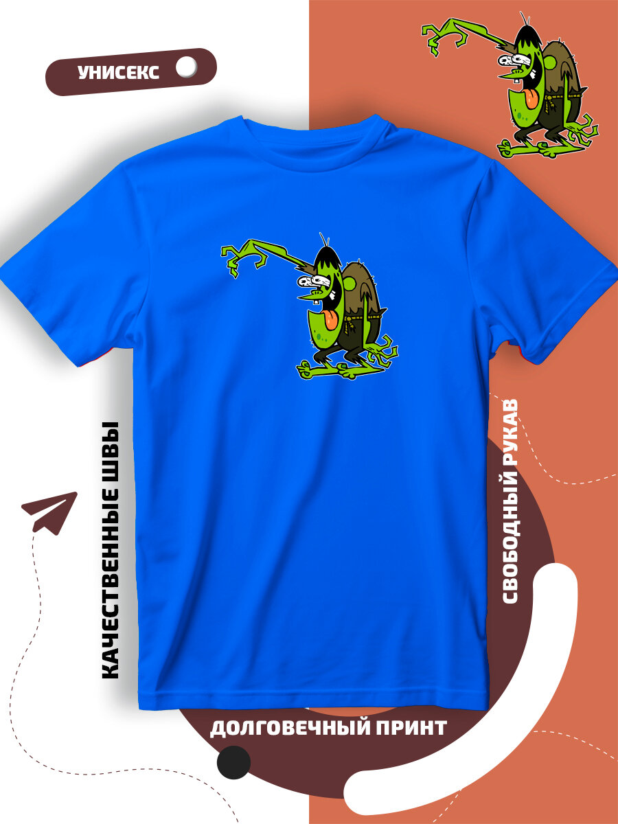 Футболка монстр зомби