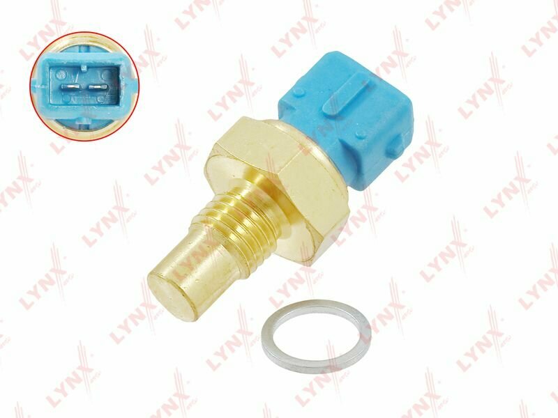 Датчик температуры охлаждающей жидкости LYNXauto DM-7072. Для: Opel, Опель, Astra(Астра) G / H 98-14 1.6-2.0 / Combo X12 12-17 1.6 CDTI, 2.0 CDTI / Co