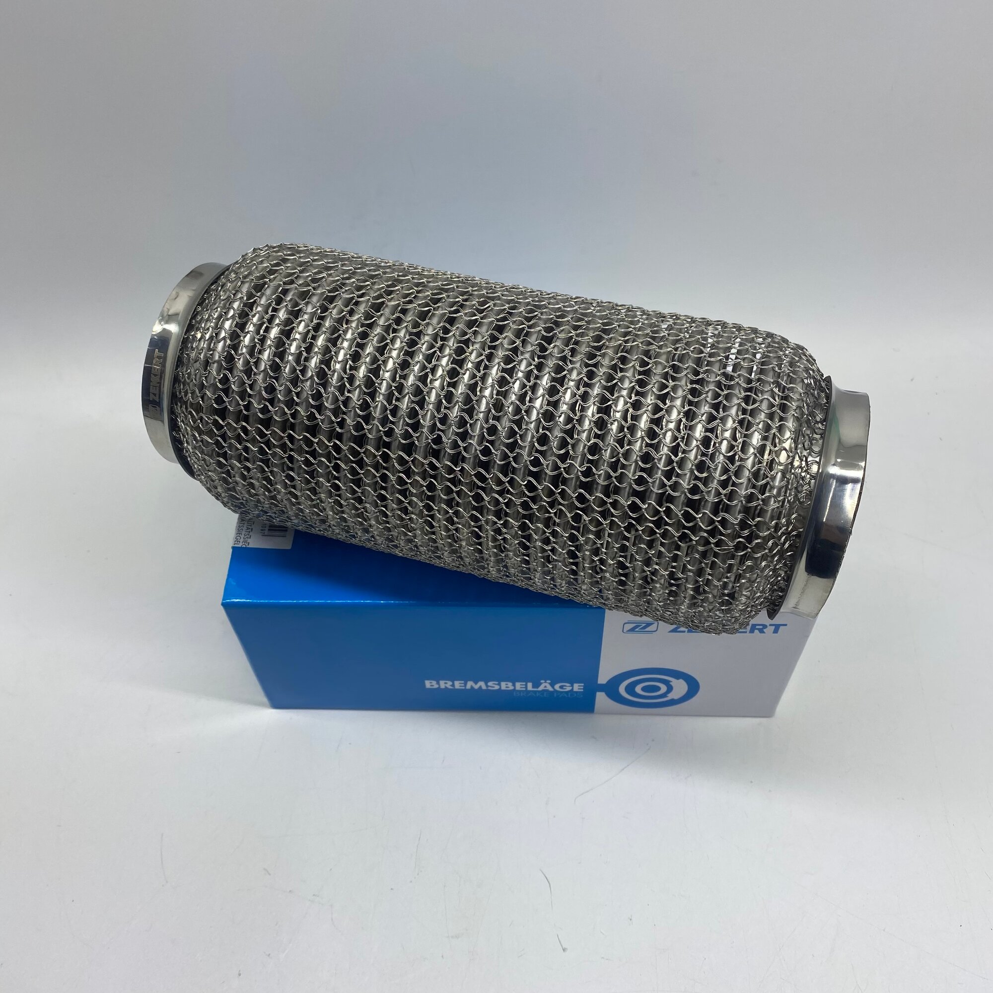 Гофра глушителя ZEKKERT Interlock 60мм x 200мм, нержавеющая сталь, для легковых автомобилей