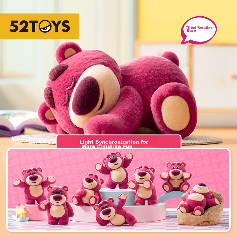 52TOYS Toy Story Strawberry Bear IT'S ME Blind Box, Anime Trendy Figurine, Full Box of 8, Birthday Gift