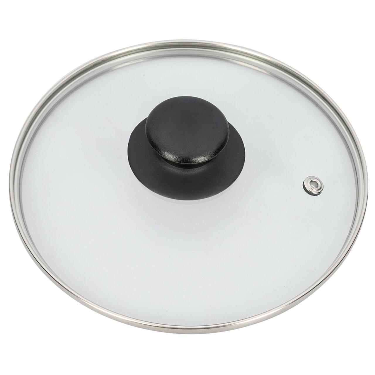 Крышка диаметром 18 см стекло/бакелит для кухонной посуды, совместима с моделями