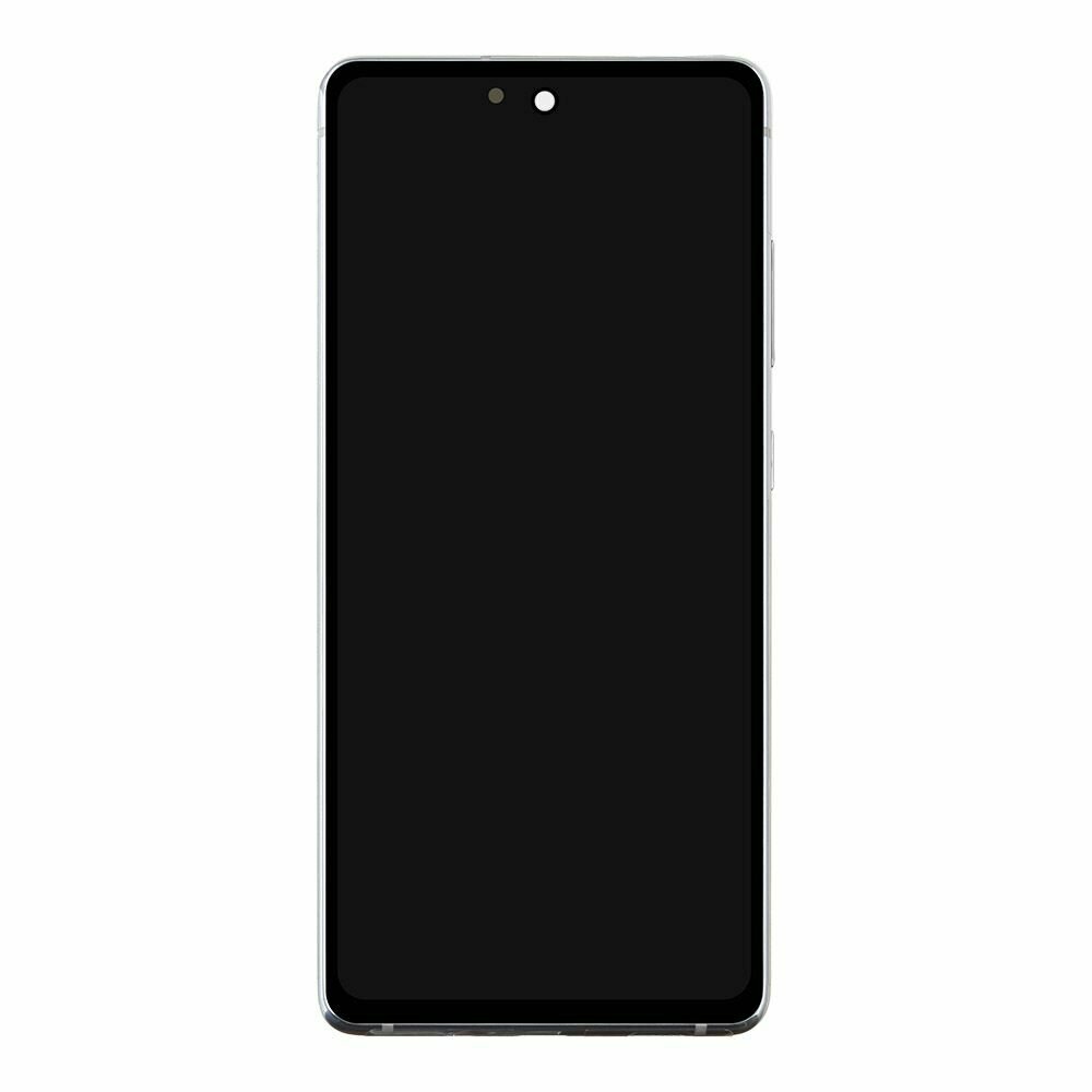 Дисплей для Samsung Galaxy S20 FE SM-G780 в рамке, серебристый 100% OR