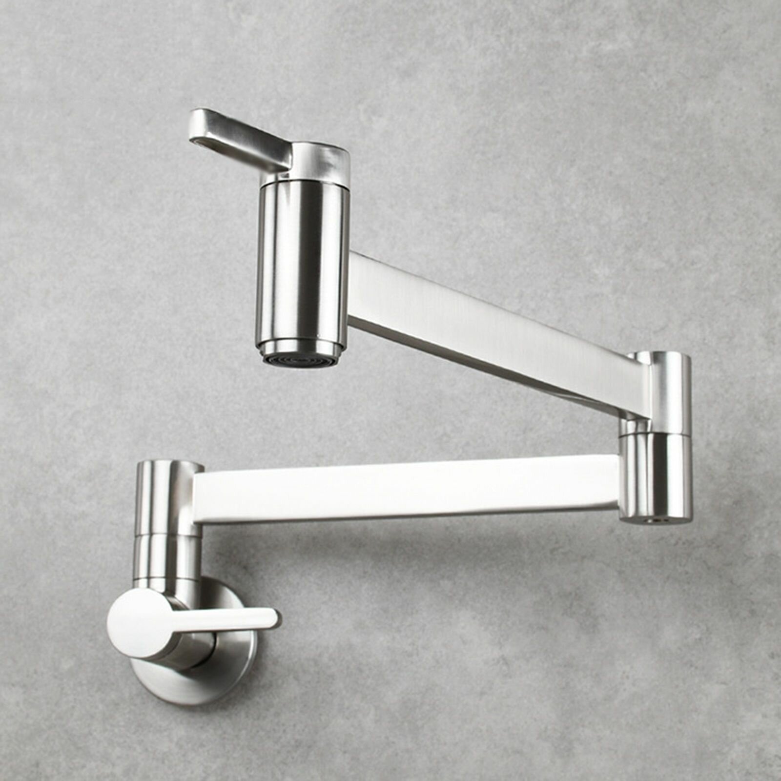 Складной кухонный смеситель, одинарный смеситель для холодной воды настенный кухонный кран с двойной