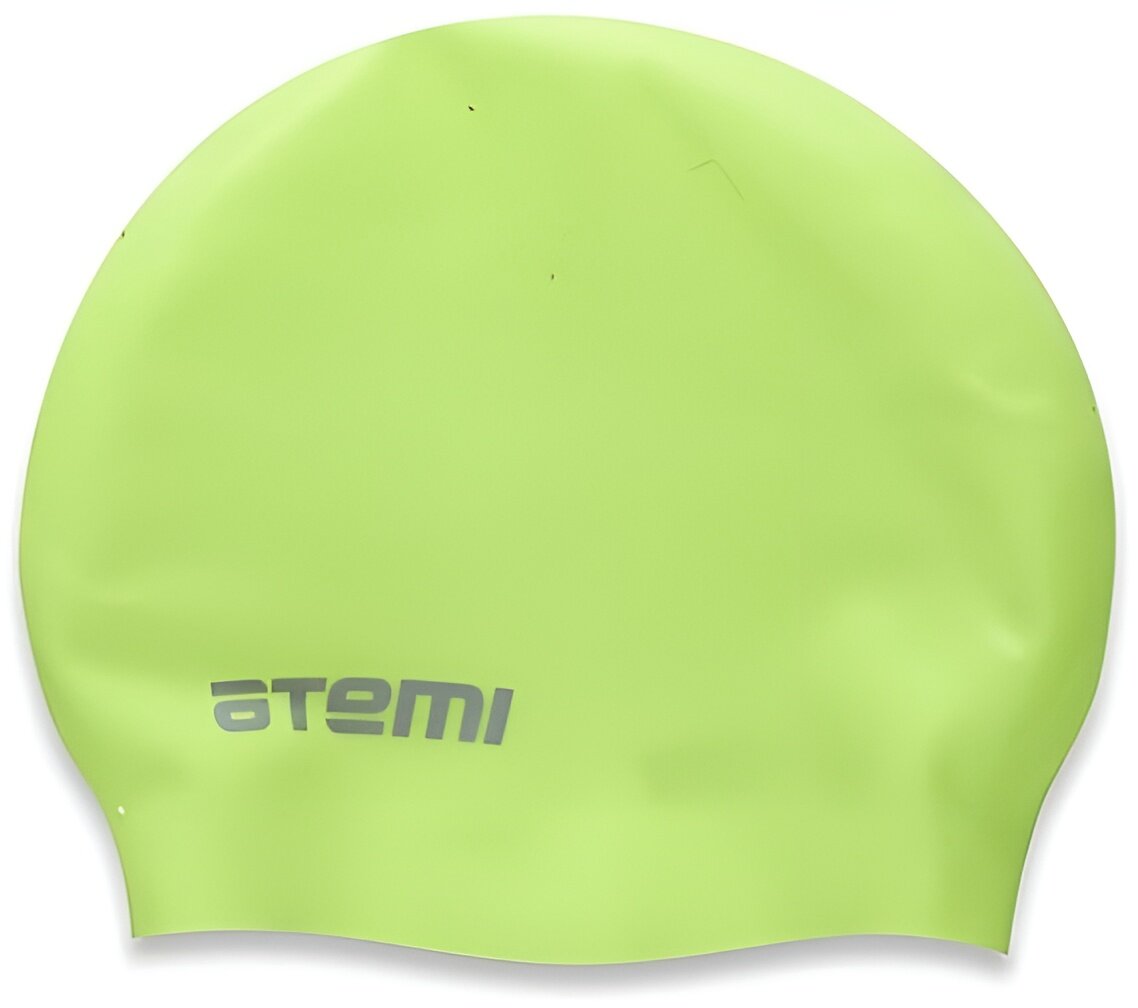 Шапочка для плавания Atemi Rc305, силиконовая, неоново-желтый