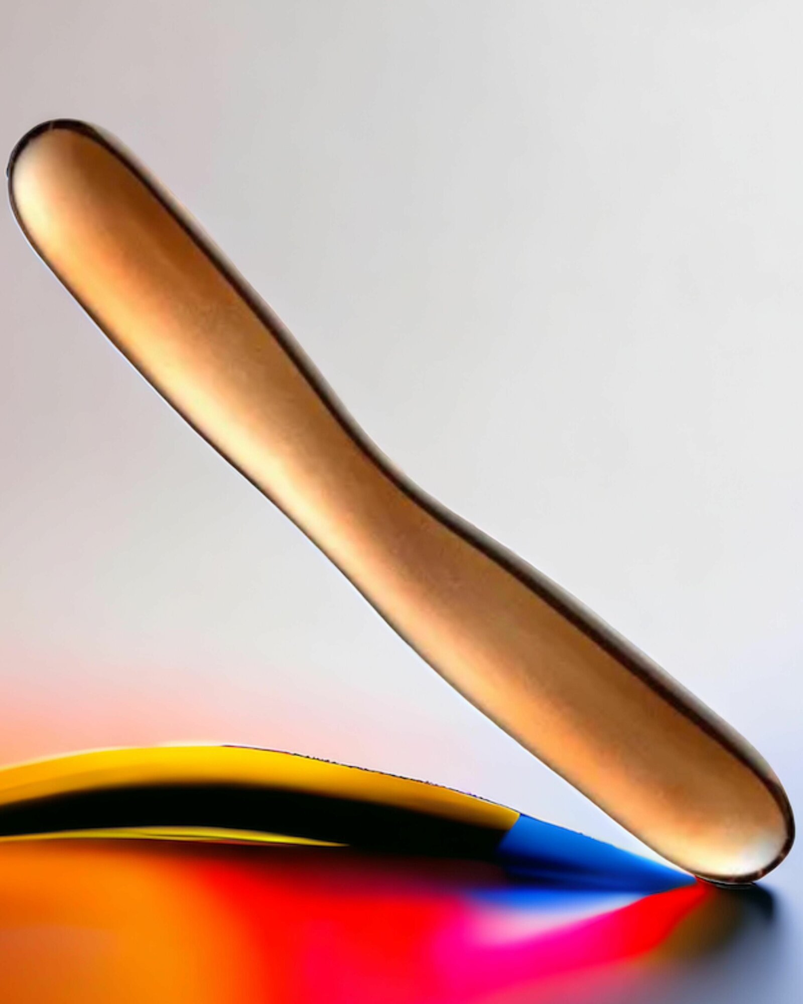 Фаллоимитатор Джага Джага нереалистичный из стекла №50