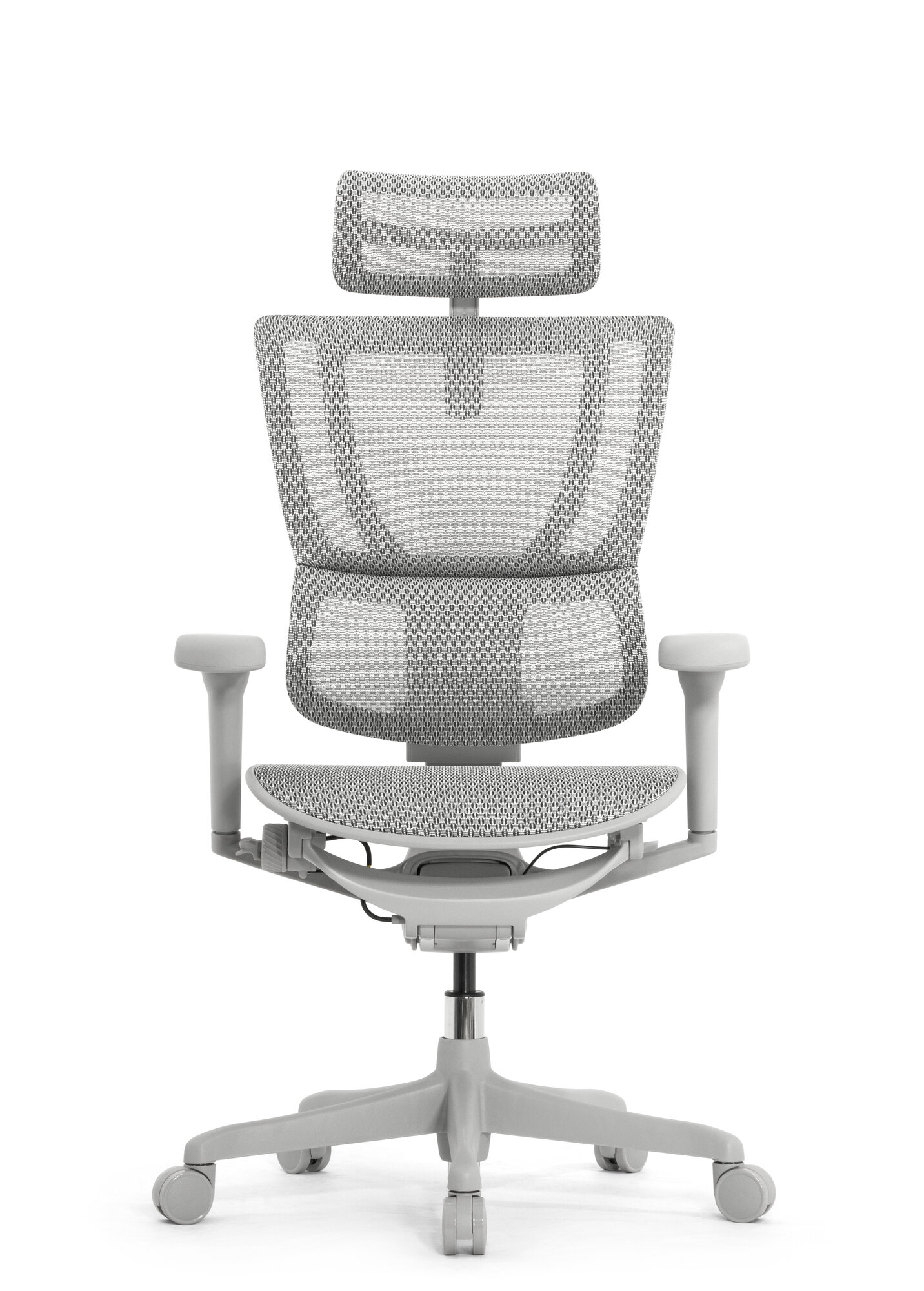 Кресло FALTO IOO ULTRA (наклон вперед, сетка, серый)