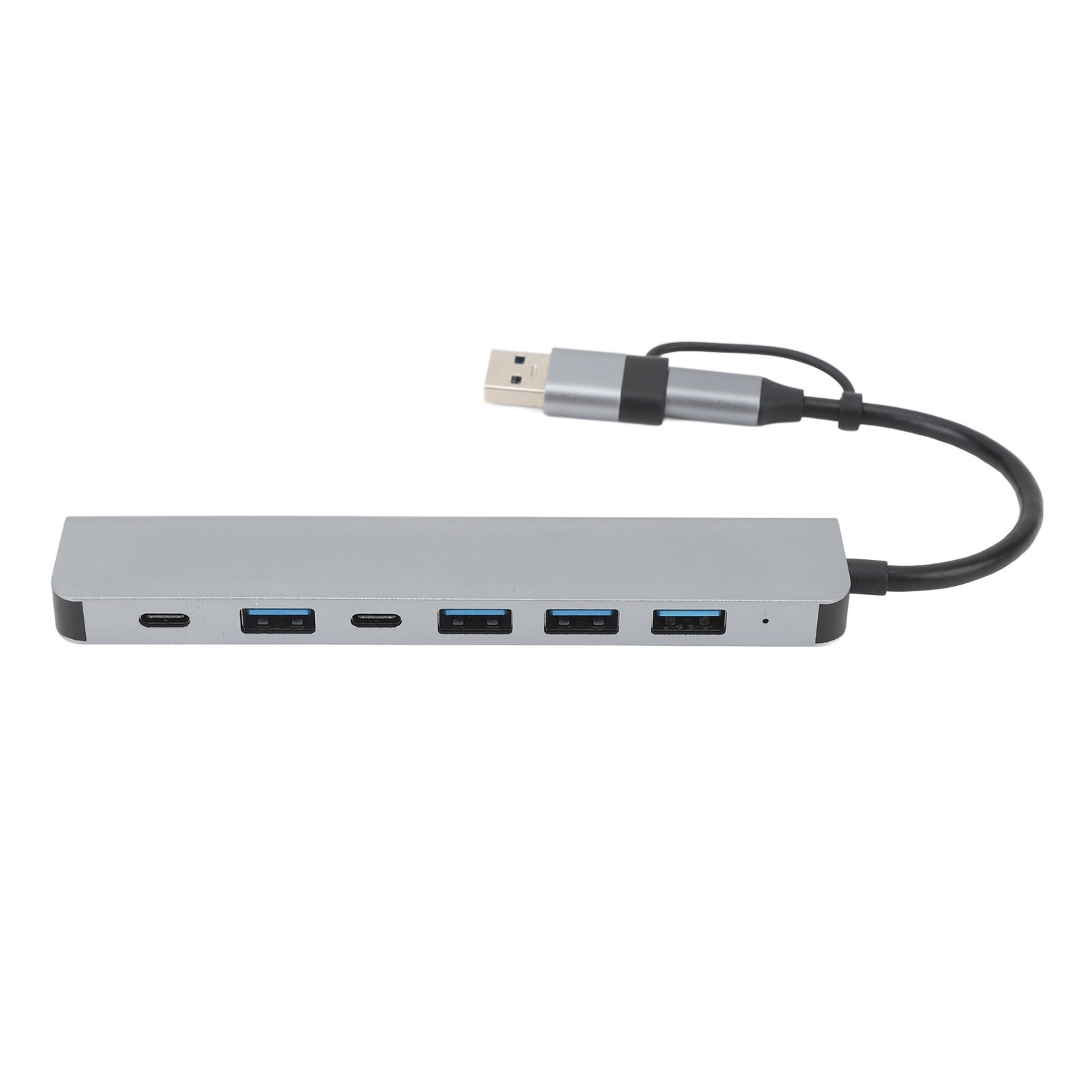 USB Type C Hub High Speed 1 USB3.0 4 USB2.0 2 Тип C Порт -алюминиевый сплав USB Splitter для ноутбука Тлефонный компьютер